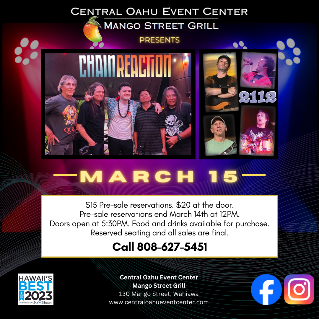 COEC Events – Central Oahu Event Center